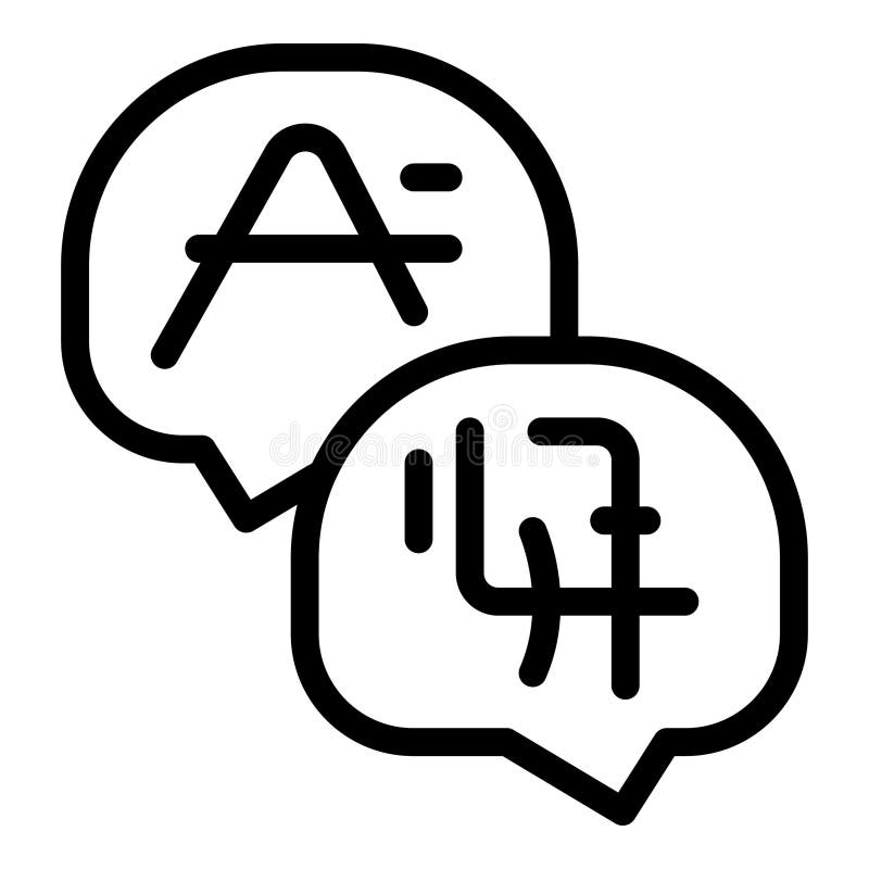 Foreign Language Dialogue Bubbles Representing Global Communication ...