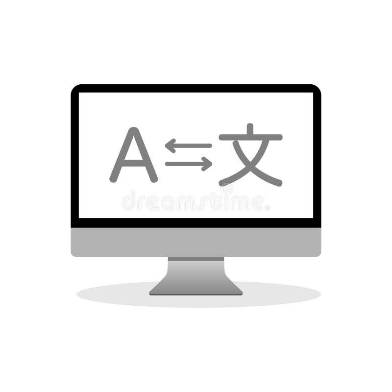 Foreign Language Translation Creative Icon Logo Vector Stock Vector ...