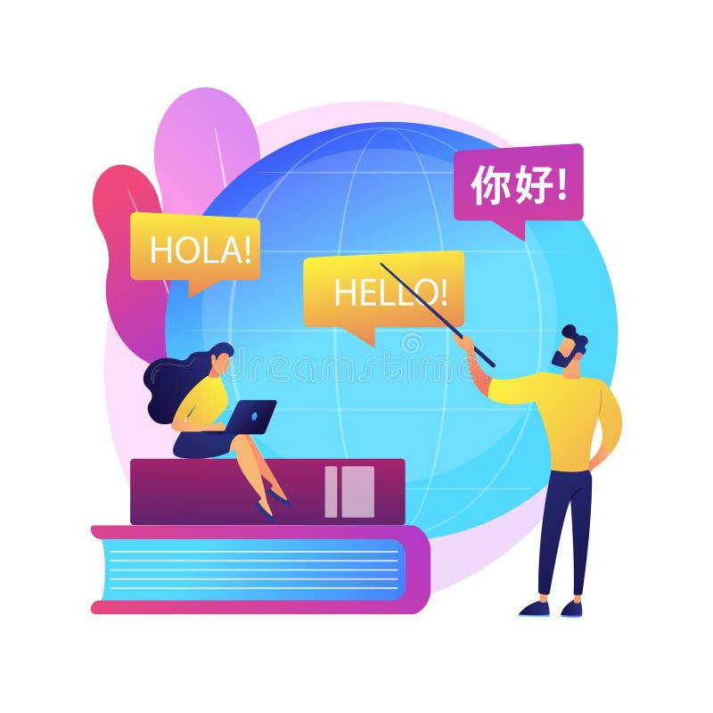 Foreign Languages Translating Vector Concept Metaphor. Stock Vector ...