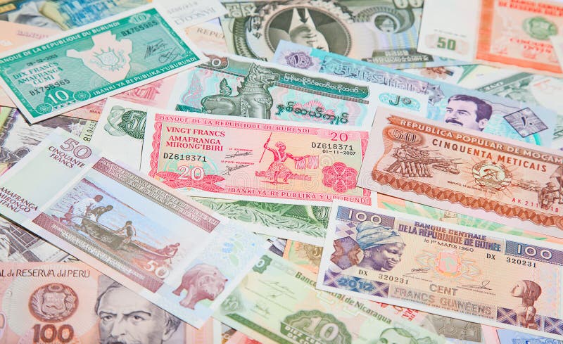 Foreign notes stock photo. Image of currency, economic - 35452238