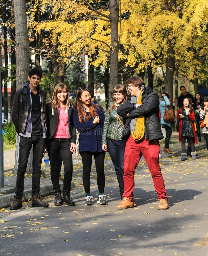 Foreign Students in Sichuan University, China Editorial Photo - Image ...