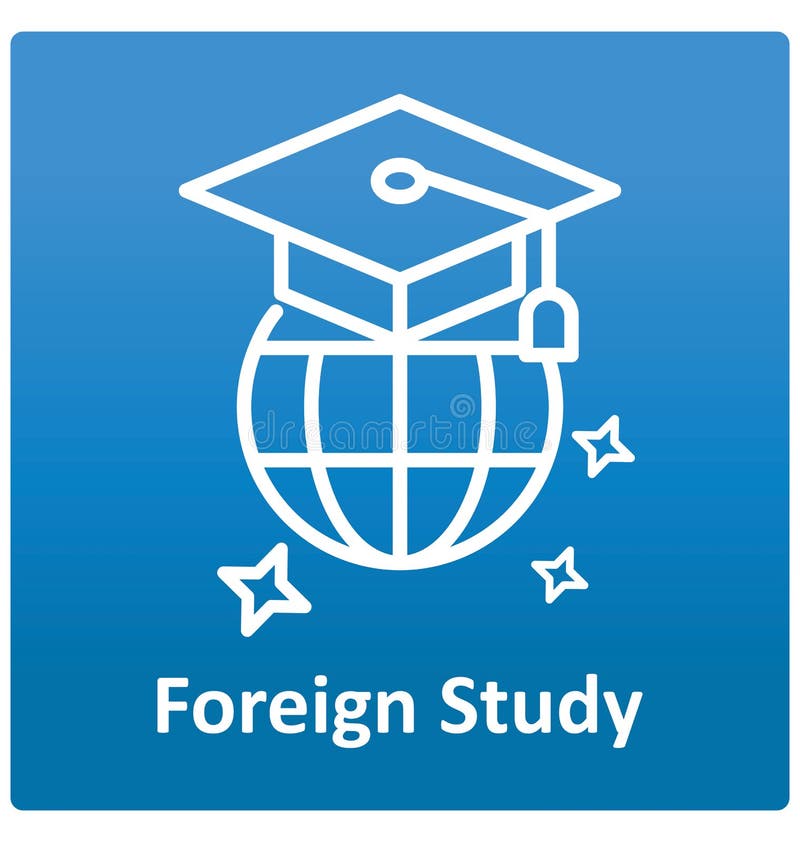 Foreign Study Isolated Vector Icon that Can Easily Modified or Edit ...