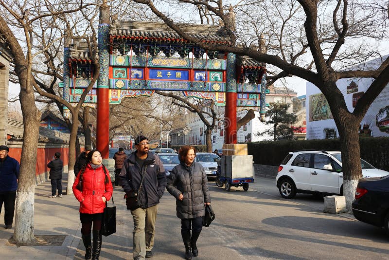 Foreign Tourists in Beijing Editorial Stock Image - Image of trade ...