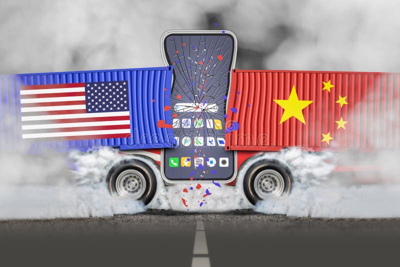 Foreign Trade - U.S stock illustration. Illustration of fight - 149040830