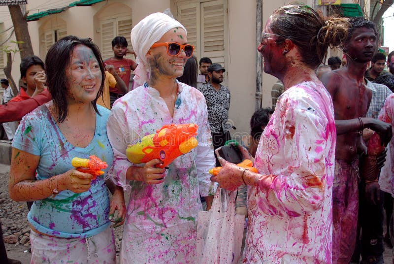 Foreigners in India editorial stock photo. Image of asia - 19698138