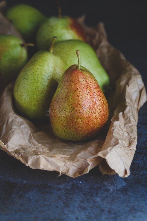 Forelle Pears stock image. Image of agriculture, fruit - 97799363