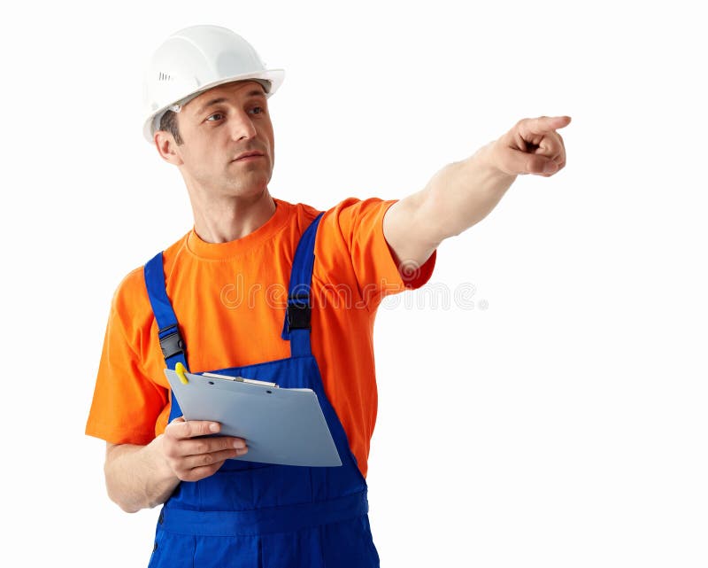Foreman stock photo. Image of carpenter, hardhat, repairing - 33673506