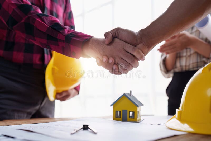 Civil Engineer Man Research and Analysis Surreal Building Architect ...