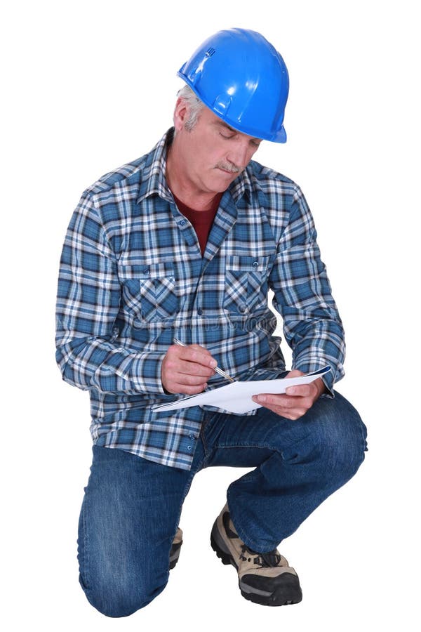 Foreman stock image. Image of master, blueprint, manager - 31991777