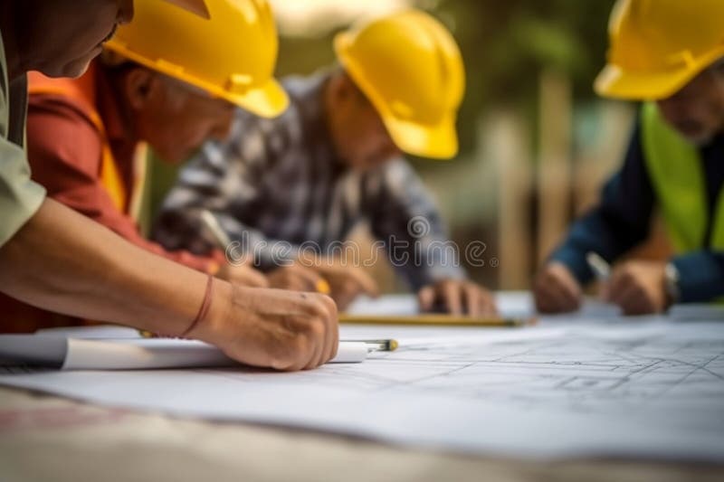 Construction Worker Reading Plan Stock Illustrations – 86 Construction ...
