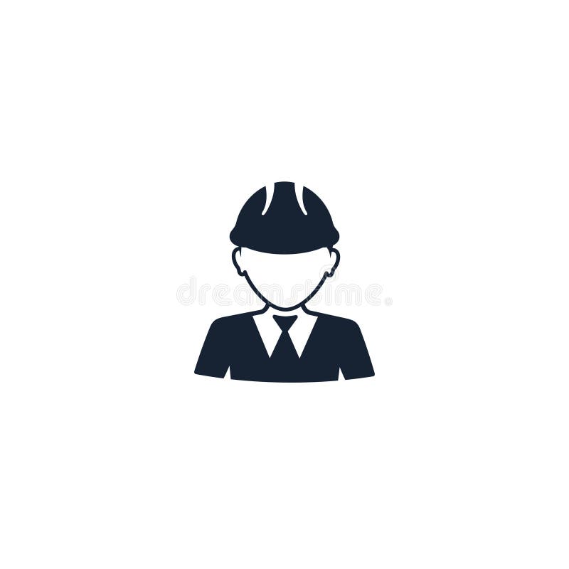 Foreman Icon, Engineering, Construction Manager Vector Illustration ...