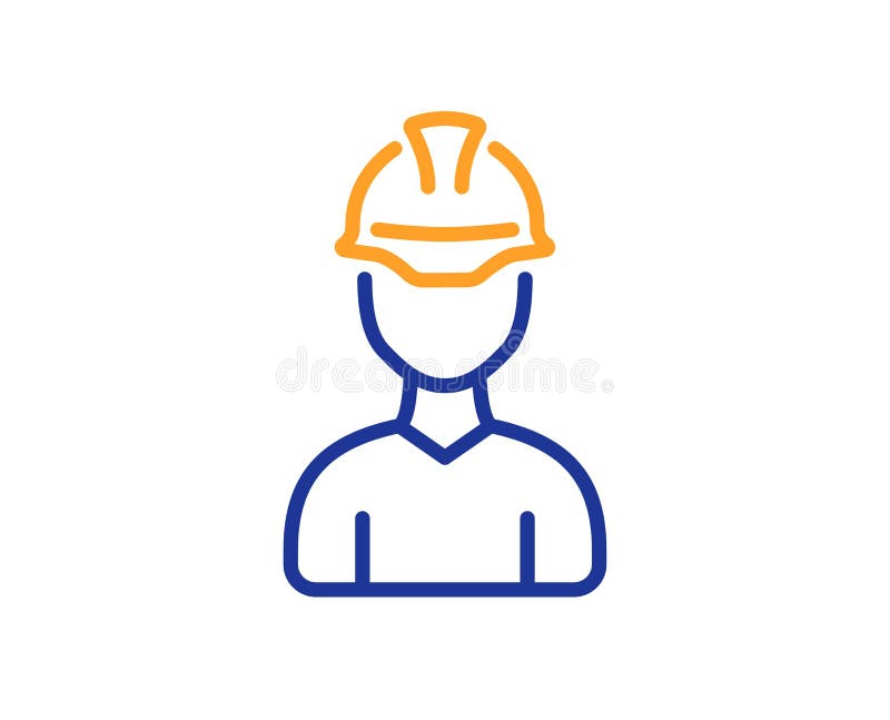 Foreman Icon. Engineer or Architect Sign. Vector Stock Vector ...
