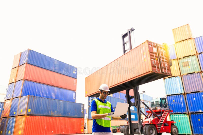 Foreman or Operator Ordering of Moving Containers Via Laptop Computer ...