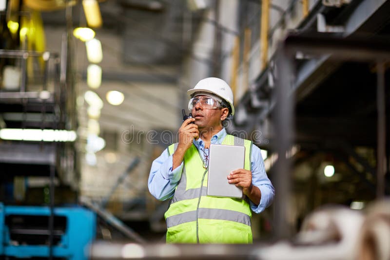 Foreman at work stock image. Image of foreman, architect - 20682527