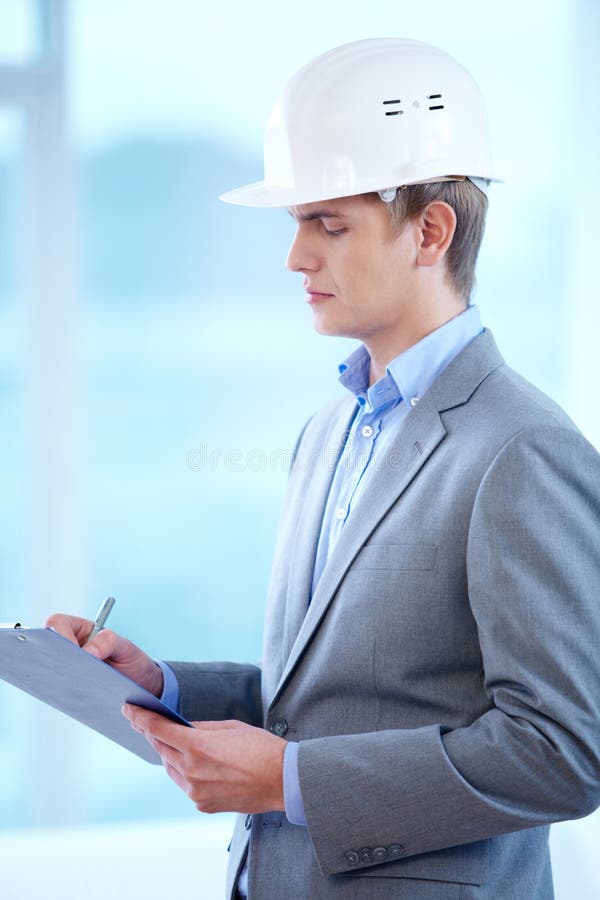 Foreman at work stock photo. Image of masculine, occupation - 32733926
