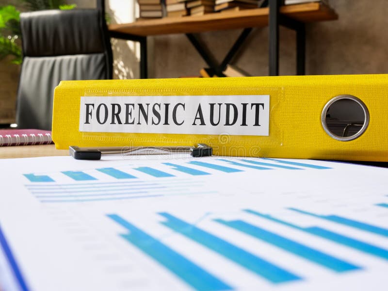 Forensic Audit Results in the Folder and Papers. Stock Photo - Image of ...