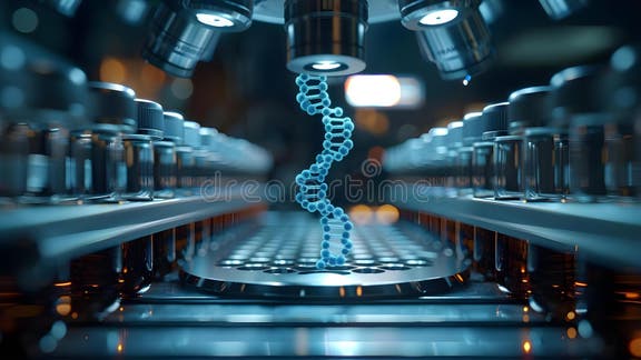 Forensic Biotech Lab Extracting DNA Samples for Scientific Research and ...