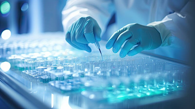 Forensic dna technology stock illustration. Illustration of criminal ...