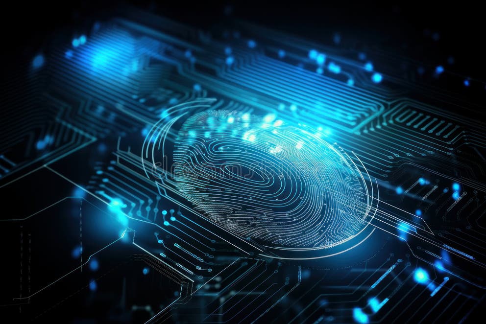 Forensic Fingerprint Scan Technology with LED Light and Unique Pattern ...