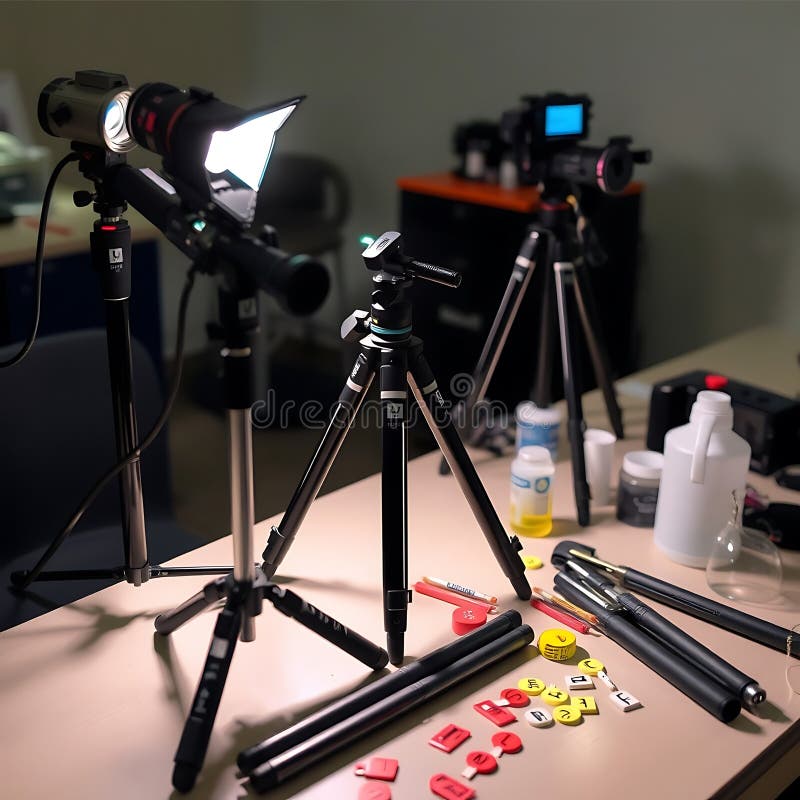 Forensic Photography Tools Including Tripods Light Sources and Evidence ...