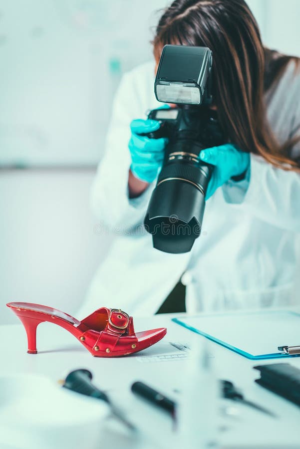 Forensic Science stock photo. Image of scene, females - 272733638