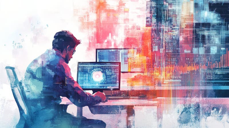 Forensics Expert at Work AIpowered Forensics Cybersecurity Expert Data ...