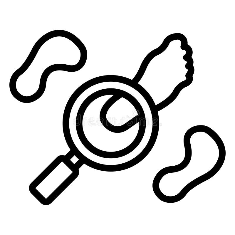 Forensics Isolated Vector Icon Which Can Easily Modify or Edit Stock ...