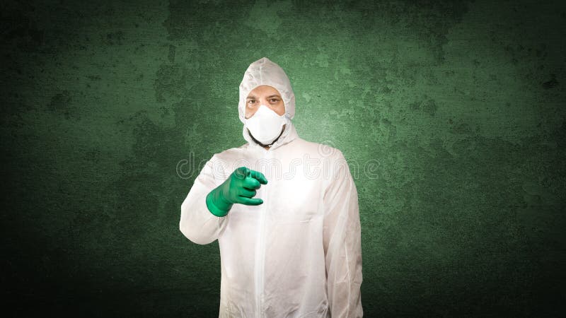 Forensics in Protective Clothing Stock Photo - Image of enlightenment ...