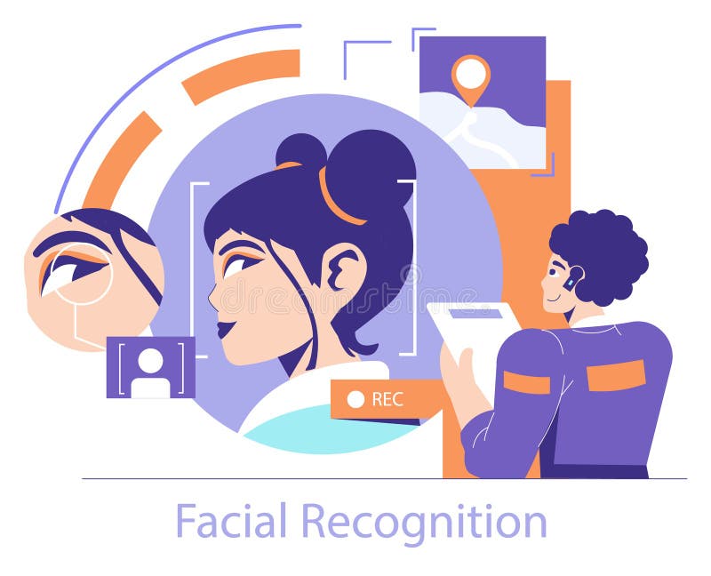 Forensics Technologys. Flat Vector Illustration Stock Vector ...