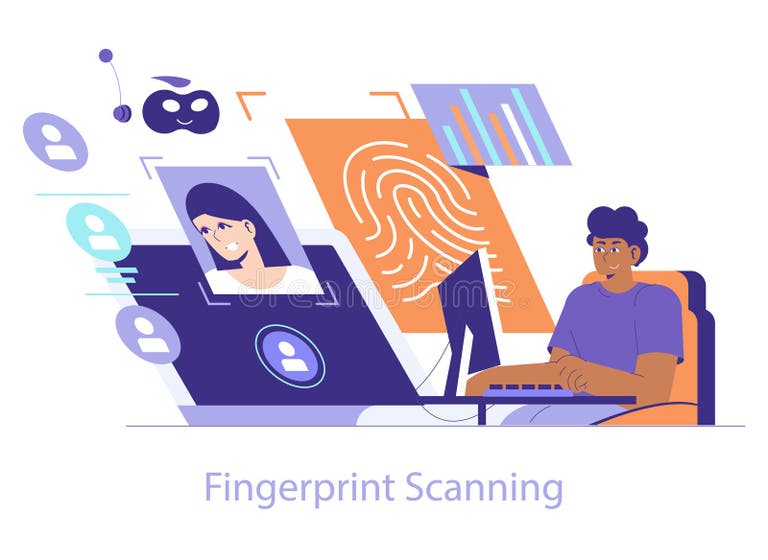 Forensics Technologys. Flat Vector Illustration Stock Vector ...