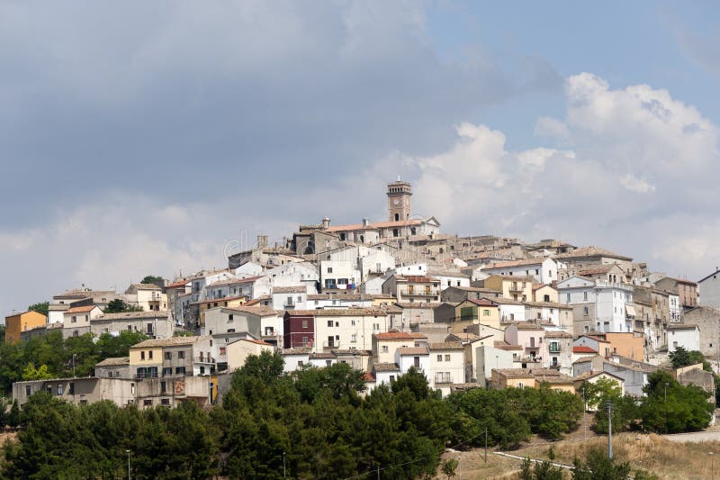 Forenza (Potenza, Basilicata, Italy) Stock Image - Image of hill, land ...