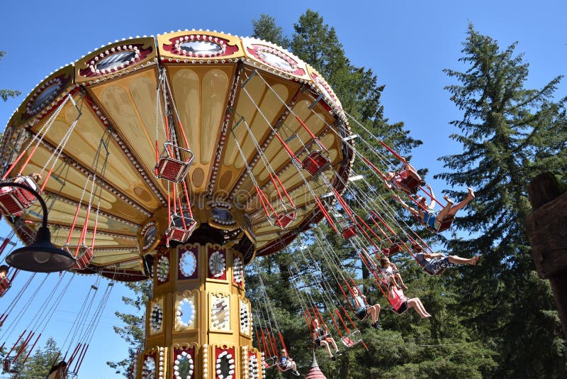 Forest Amusement Park editorial photography. Image of ferris - 75883262
