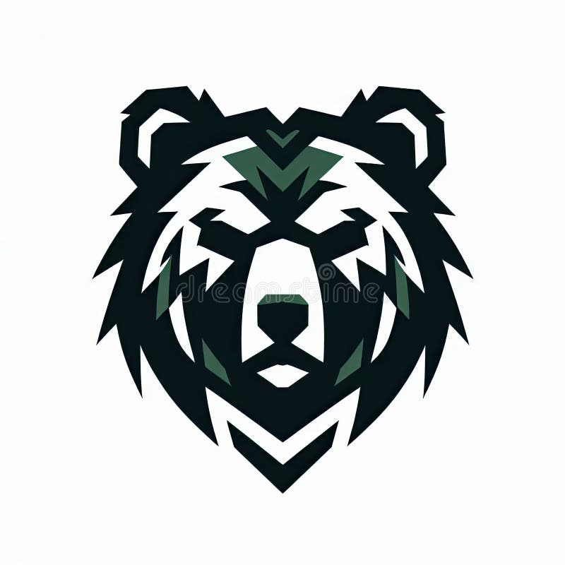 Forest Beast Design with Geometric Features Stock Illustration ...