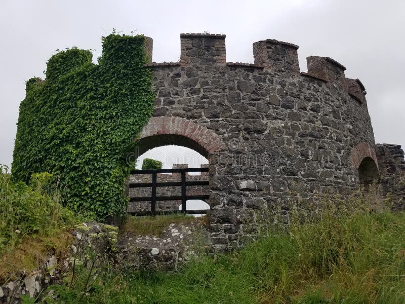 Forest Castle ruins stock image. Image of ruins, castle - 121224435