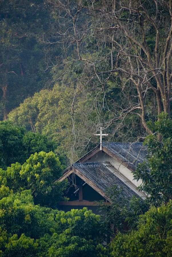 Forest Church stock photo. Image of christian, forest - 2564432