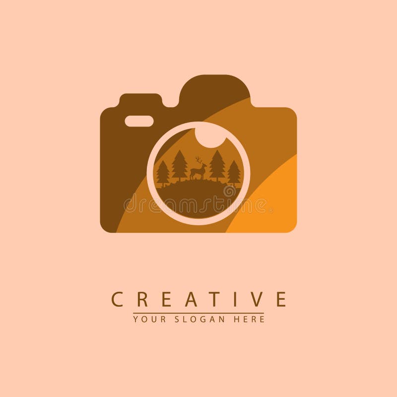 Forest combination camera stock vector. Illustration of film - 251157902