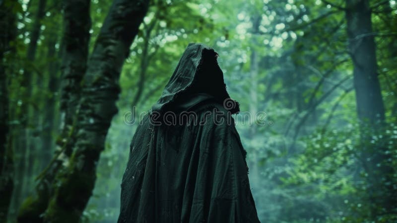 The Forest Comes Alive As a Cloak Swoops through Like a Symbol of Wild ...