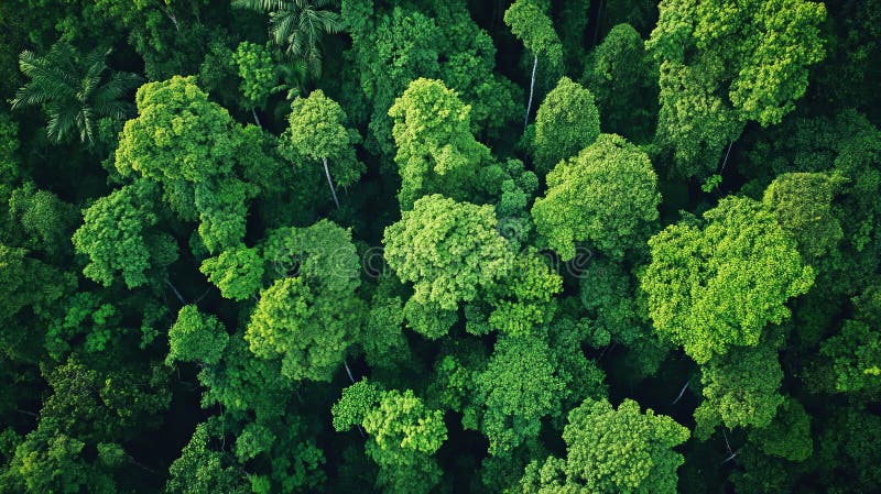 Forest Conservation with Efforts To Protect Wildlife and Plants. Stock ...