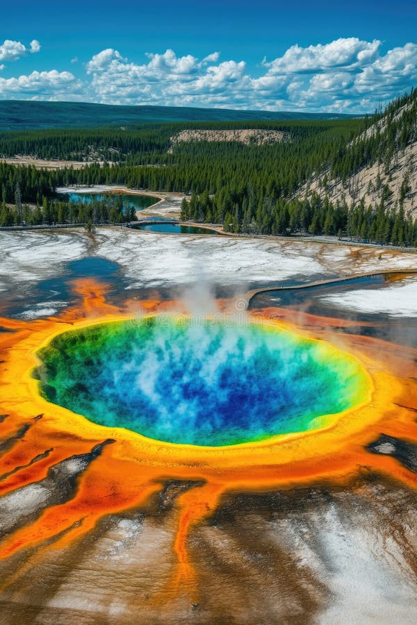 Forest Crater Landscape stock image. Image of landscape - 380544301