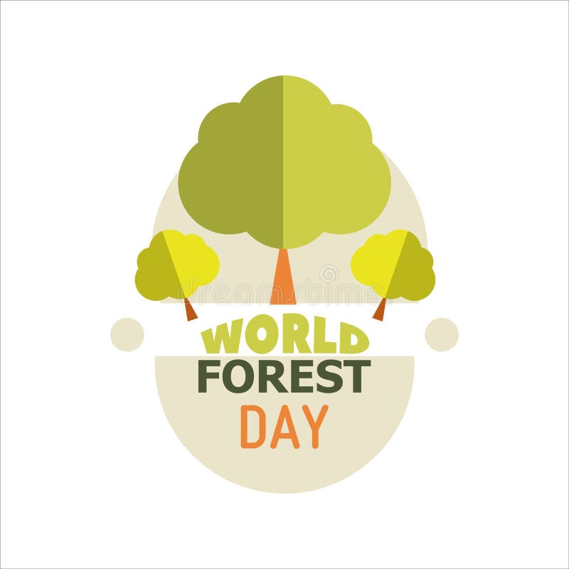Forest day stock vector. Illustration of card, march - 86213409