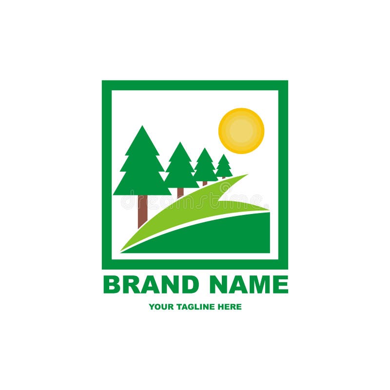 Forest Design Logo - Tree - Vector Stock Vector - Illustration of ...