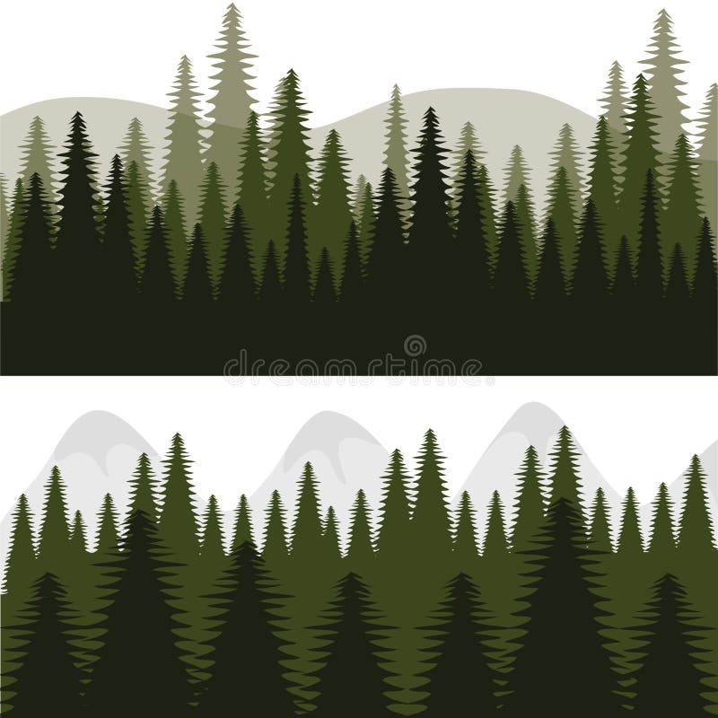Forest Design, Vector Illustration. Stock Vector - Illustration of ...