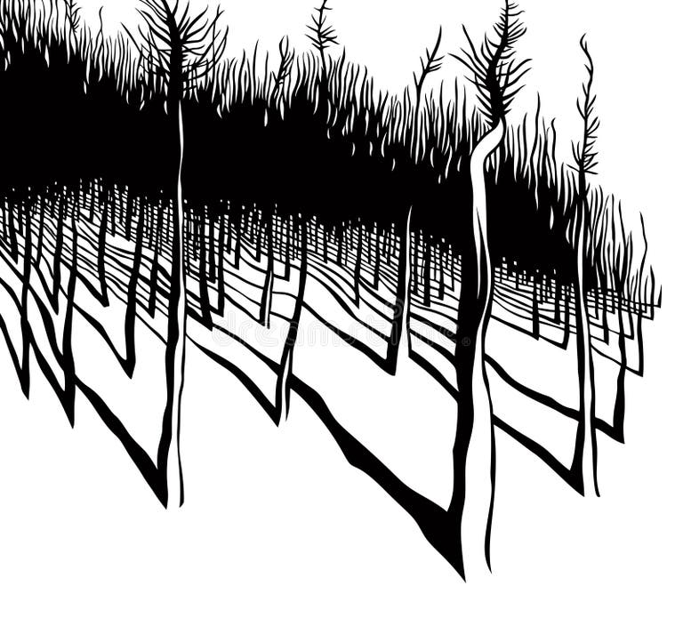 Forest Edge Drawing Stock Illustrations – 1,077 Forest Edge Drawing ...