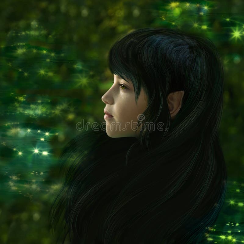 Forest elf stock illustration. Illustration of small - 16525914