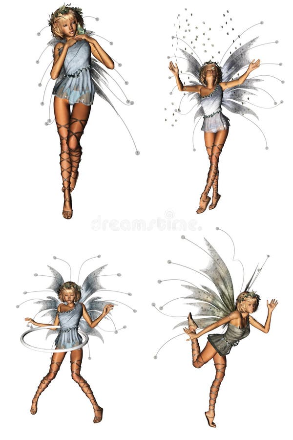 Forest Fairy Pack stock illustration. Illustration of magic - 18649660