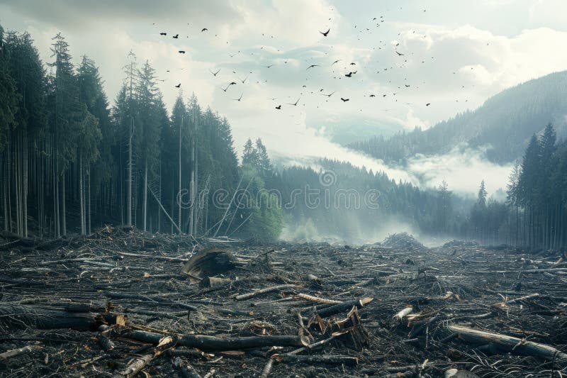 A Forest Filled with Countless Dead Trees, a Stark Reminder of the ...