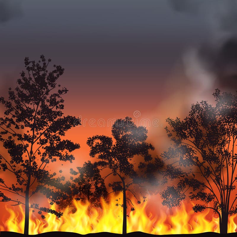 Fiery Forest Art Stock Illustrations – 627 Fiery Forest Art Stock ...