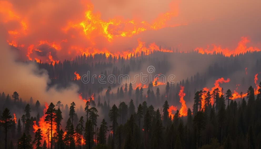 Disaster Sunset Smoke Stock Illustrations – 5,763 Disaster Sunset Smoke ...