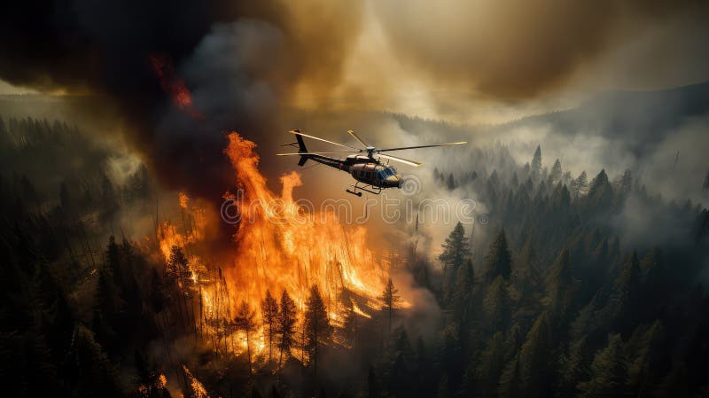 Forest fire services stock illustration. Illustration of services ...