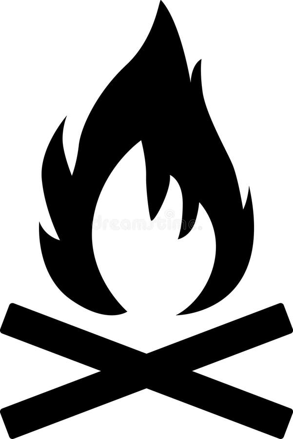 Fire Simple Icon Vector Design Stock Vector - Illustration of explosion ...